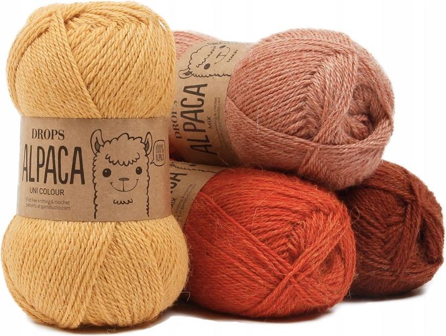 Drops Alpaca 0506 Mix Ciemny Szary - Ceny i opinie - Ceneo.pl