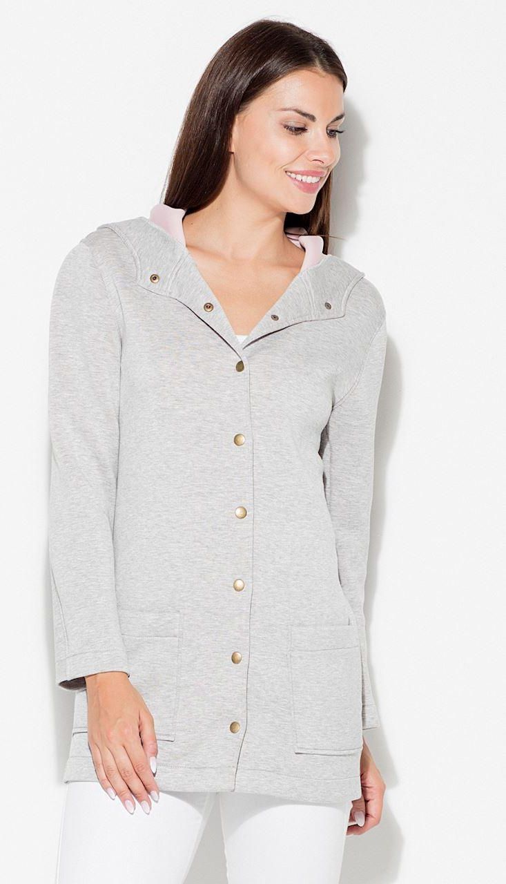 Kurtka Damska Model K453 Grey - Katrus - Ceny i opinie - Ceneo.pl