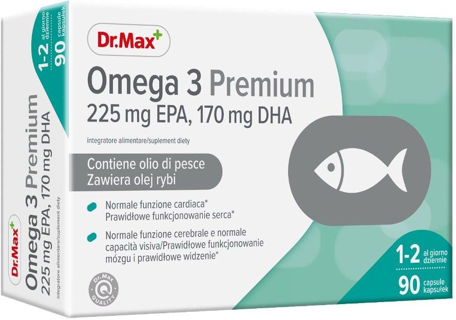 Dr.Max Omega 3 Premium 90kaps. - Opinie i ceny na Ceneo.pl
