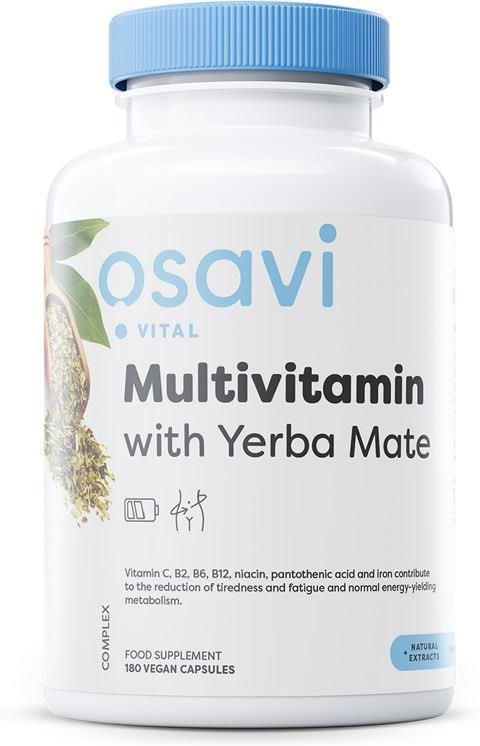 Osavi Multivitamin With Yerba Mate 180 Kaps - Opinie i ceny na Ceneo.pl