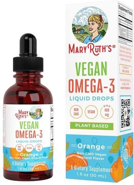 Maryruth Organics Omega-3 Liquid Drops Orange 30ml - Opinie i ceny na ...