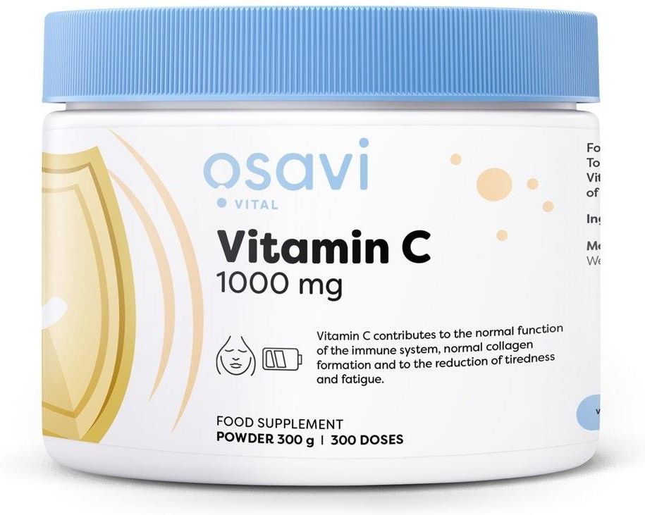 Osavi Vitamin C Powder 1000Mg 300g - Opinie i ceny na Ceneo.pl
