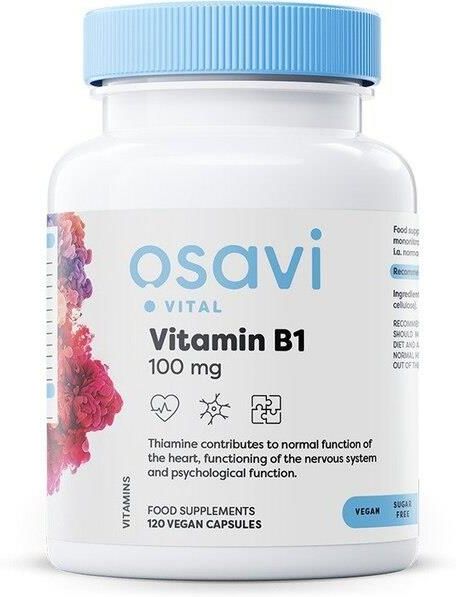 Osavi Vitamin B1 100Mg 120 Kaps - Opinie i ceny na Ceneo.pl
