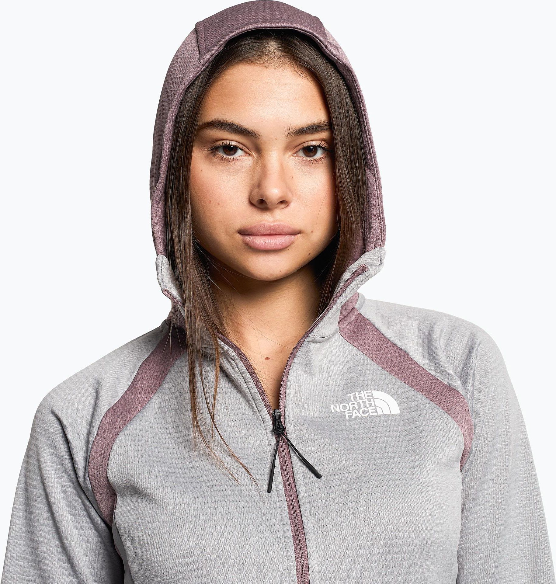 Bluza Trekkingowa Damska The North Face Ma Full Zip Fleece Meld Grey/Fawn Grey - Ceny i opinie ...