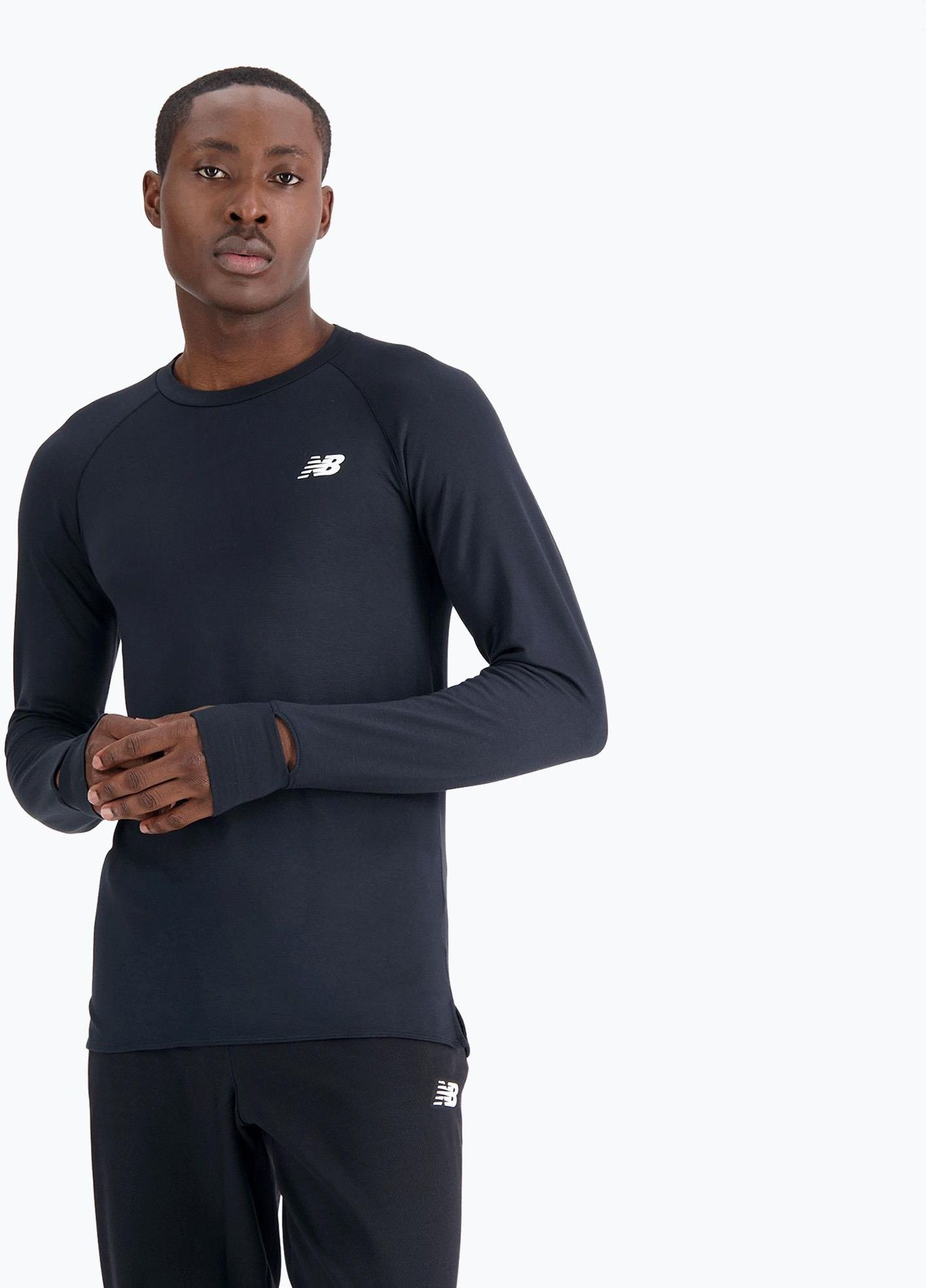 Longsleeve Do Biegania Męski New Balance Q Speed 1Ntro Black - Ceny i ...