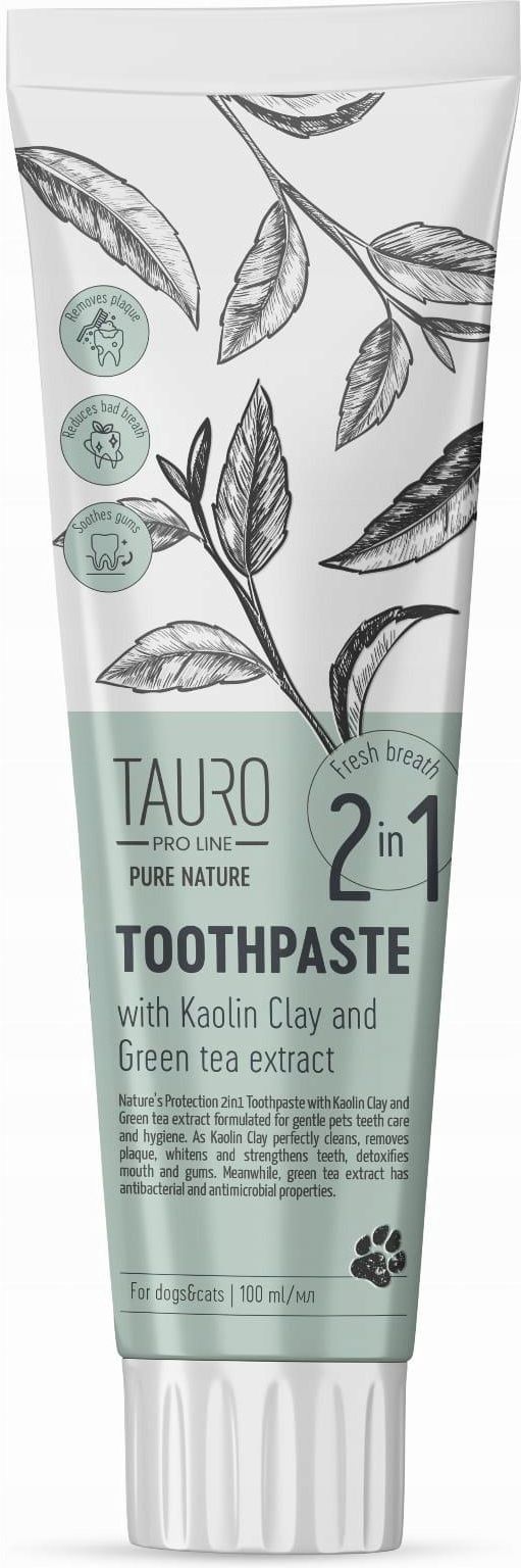 Tauro Pro Line Naturalna Pasta Do Zębów Z Kaolinem TPLPN63382 - Ceny i ...