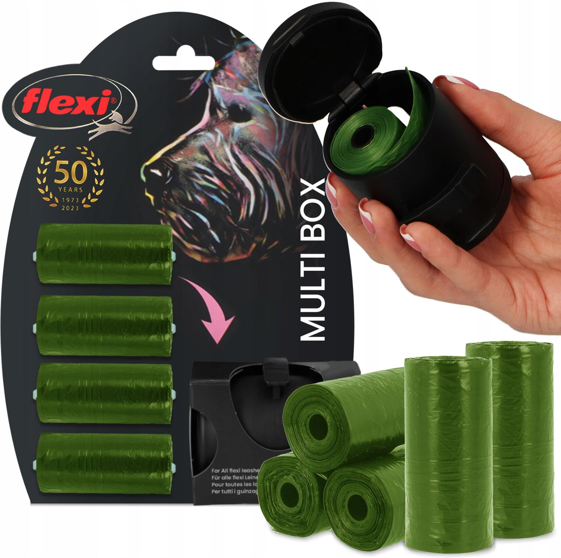 Flexi Pojemnik Multibox Etui Dozownik Smyczy Woreczki Psie Odchody 80Szt. B010102006V04 - Ceny i ...