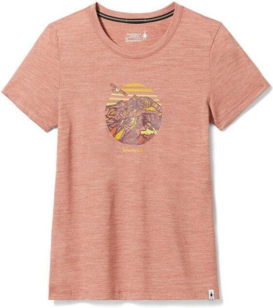 Koszulka Z Wełny Merino W'S Peak Freedom Graphic Short Sleeve Tee Slim ...