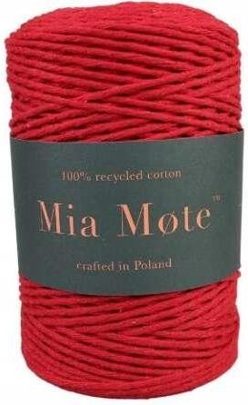 Mia Mote Miamote Eco Sznurek Bawełniany Skręcany Do Makramy Czerwony 2Mm 300M - Ceny i opinie ...