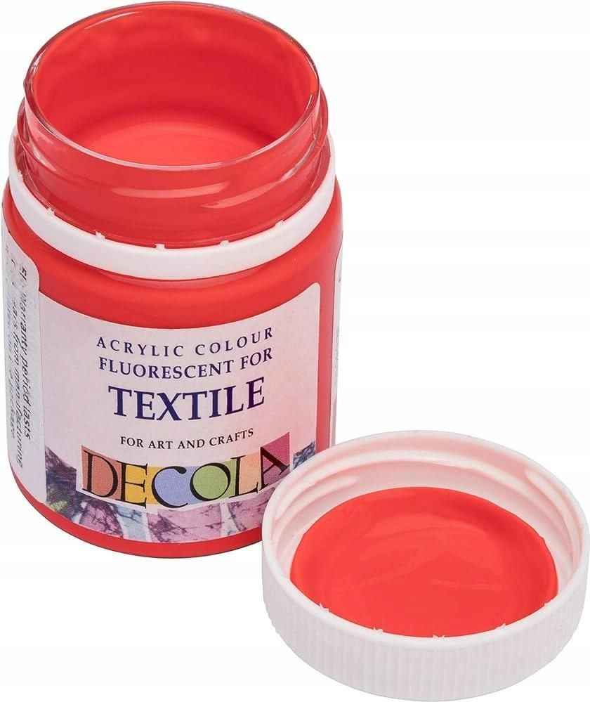 Aladine Farba Do Tkanin Ubrań Czerwona 50ml Farbka Decola Fluoro Red ...