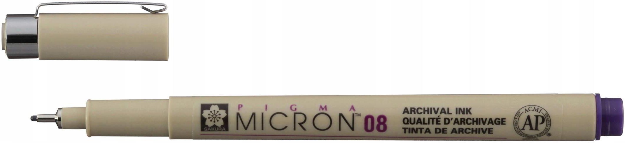 Sakura Cienkopis Pigma Micron 08 Purple - Ceny i opinie - Ceneo.pl