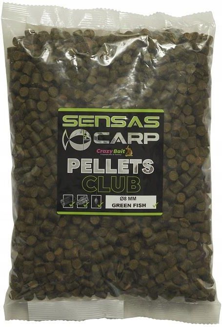 Sensas Pellets Club 8Mm Green Fish 1Kg - Ceny i opinie - Ceneo.pl