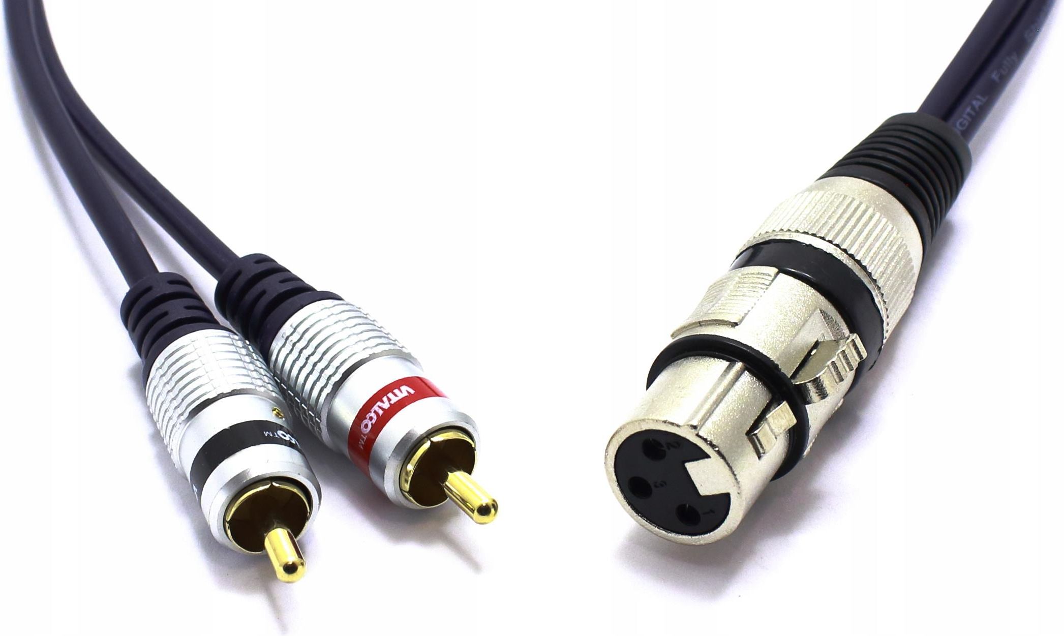 Kabel Xlr Żeński 2x Wtyk Rca Vitalco MKR08 1,5m - Ceny i opinie - Ceneo.pl