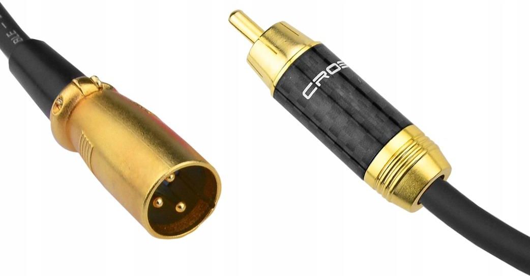 Kabel przewód Xlr męski Rca cinch Klotz 2,5m - Ceny i opinie - Ceneo.pl