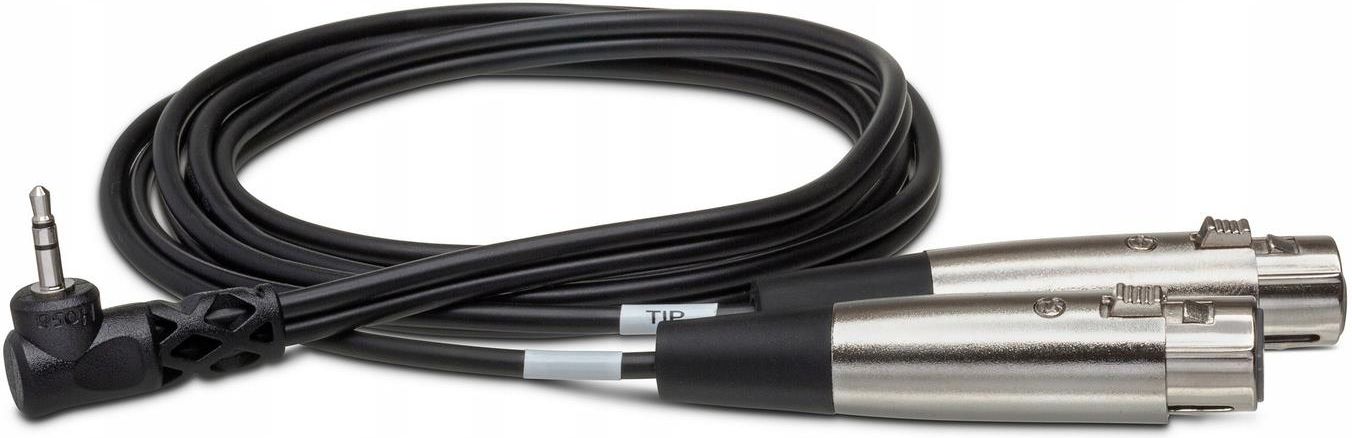 Hosa CYX-402F Kabel wtyk Trs R 3,5mm kątowy dwa gniazda Xlr 0,6m - Ceny i opinie - Ceneo.pl