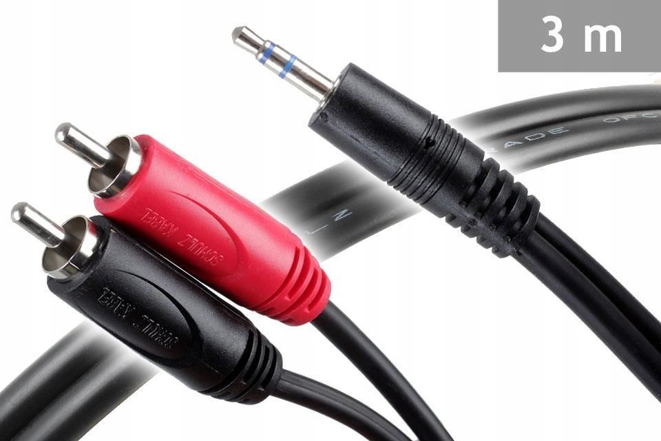Schulz kabel 3m Stereo Jack 2x Chinch RCA32 - Ceny i opinie - Ceneo.pl