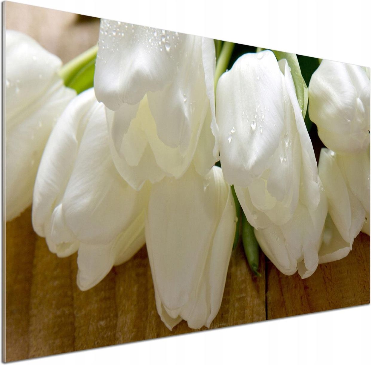 Tulup Panel Do Kuchni Białe Tulipany 100x70cm Klej - opinie i ceny na ...