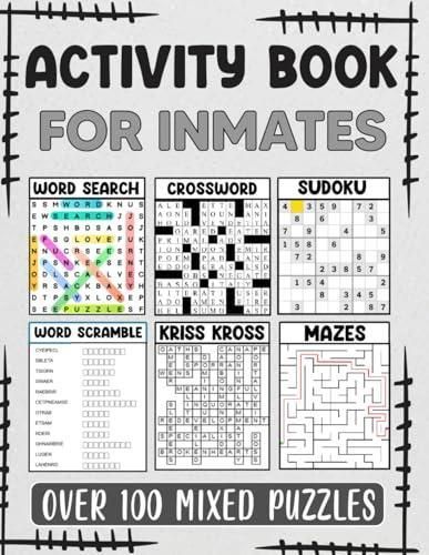 Activity Book For Inmates: Brain Games Activity Book For Inmates in ...