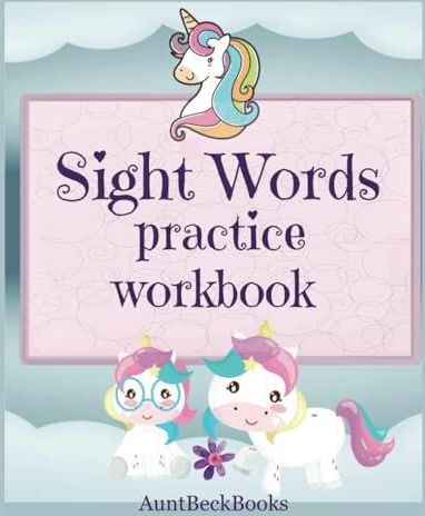 Sight Words Practice Workbook: Sight word activity book featuring ...
