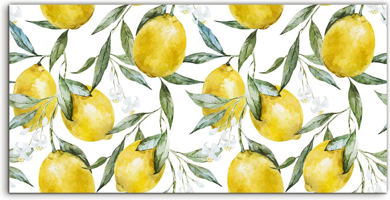 Coloray Panel Szkło Kuchnia Cytryna Owoc Akwarele 100x50 - opinie i ...