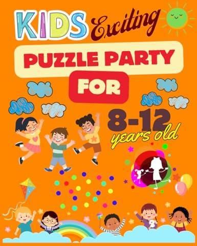 Kids' Exciting Puzzle Party for 8-12 Years Old: Dive into Crosswords ...