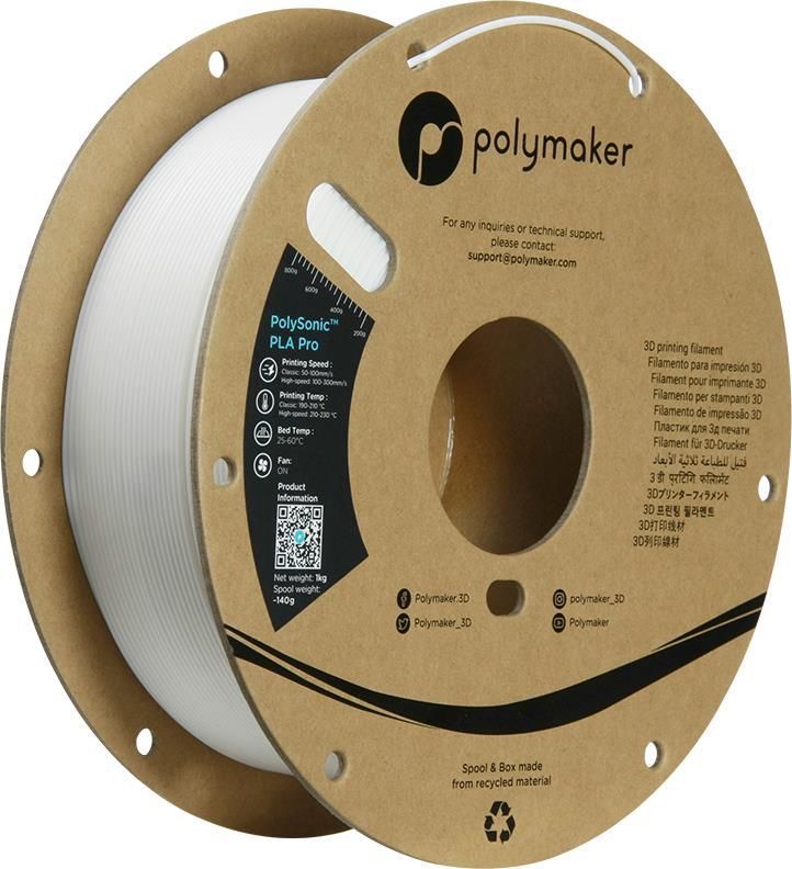 Filament Polymaker Polysonic Pla Pro White - Opinie i ceny na Ceneo.pl
