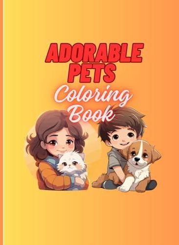 Adorable Pets coloring Book: Cute pets in coloring book - Literatura ...