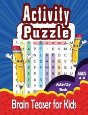 Activity Puzzle Brain Teaser for Kids Ages 4-8: Mazes, Word Search ...