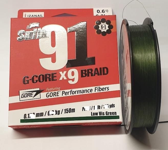 Sufix 91 G-Core X9 Braid 0,185Mm 9,5Kg 150M Green S91185GR150 - Ceny i opinie - Ceneo.pl