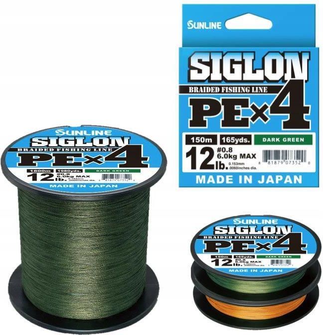 Sunline Siglon Pe 4X #1 2 Zieleń Fluo 150M SSPX412150LG - Ceny i opinie - Ceneo.pl