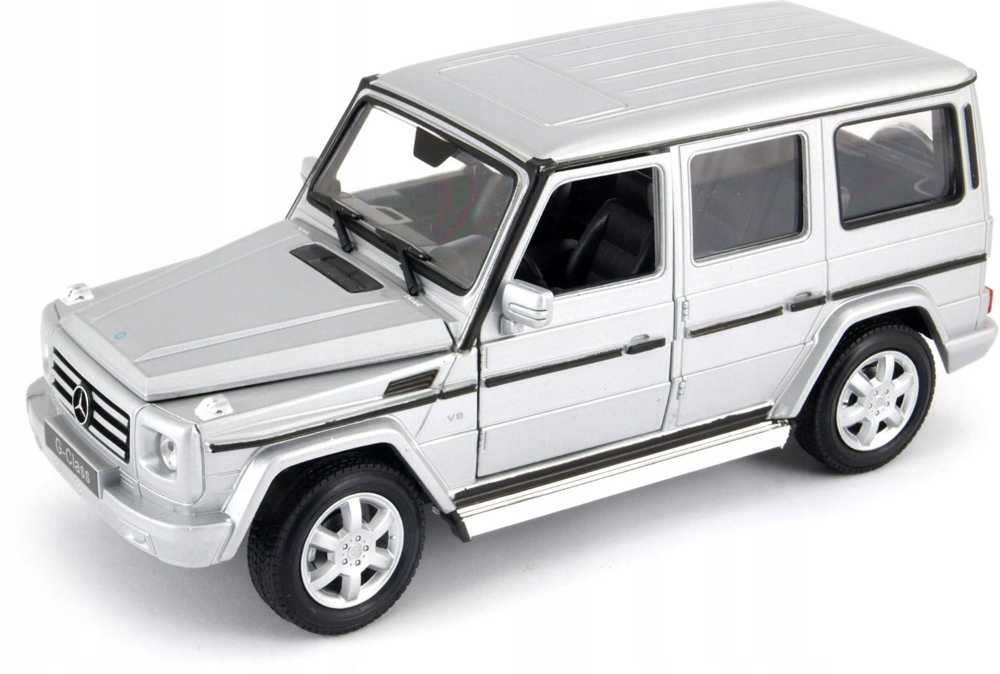 Welly Mercedes Benz G Class 1:24 Srebrny 24012W - Ceny i opinie - Ceneo.pl