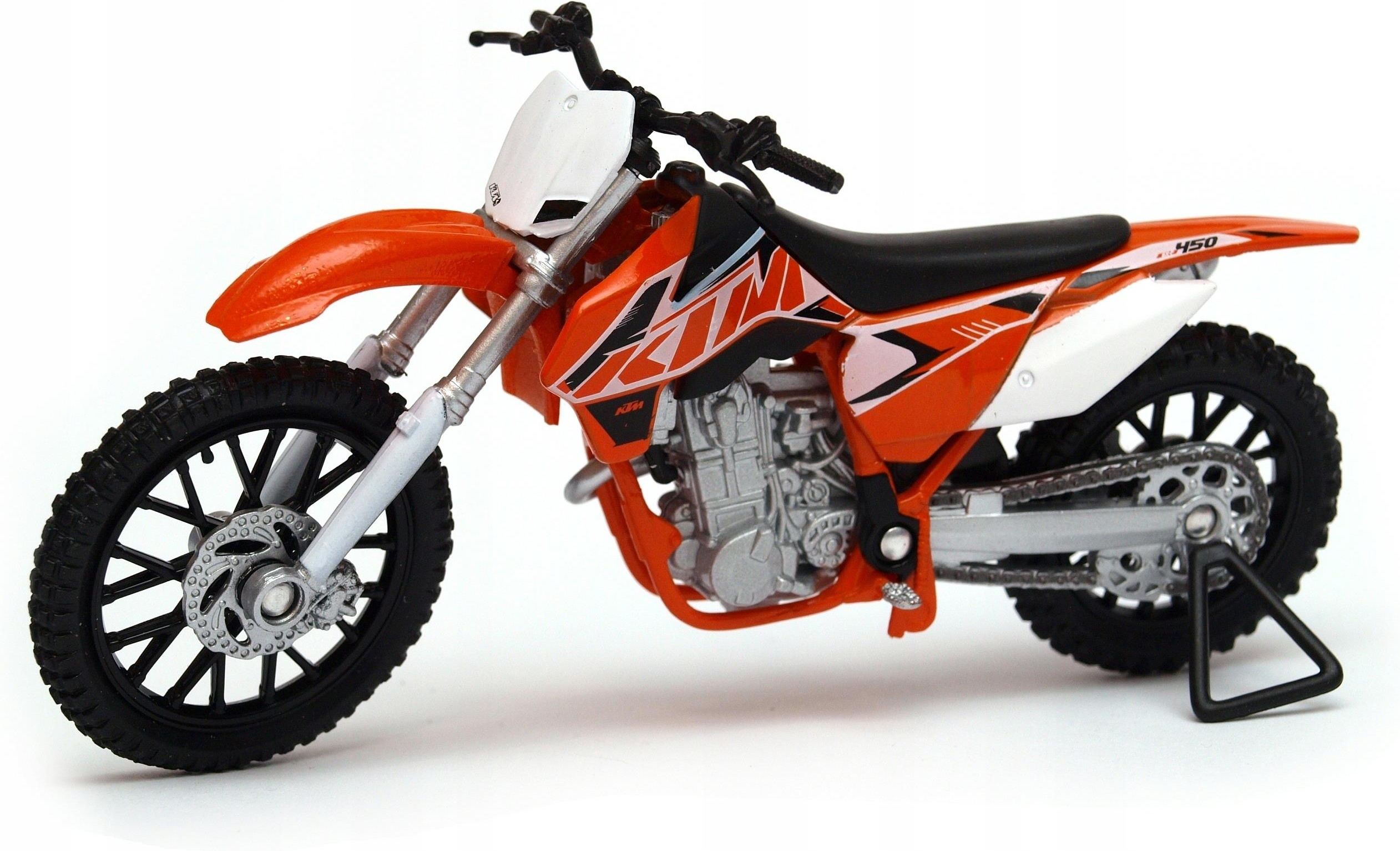 Welly Motocykl Krosowy Motor Ktm 450 Sx F Cross Model Kolekcjonerski ...