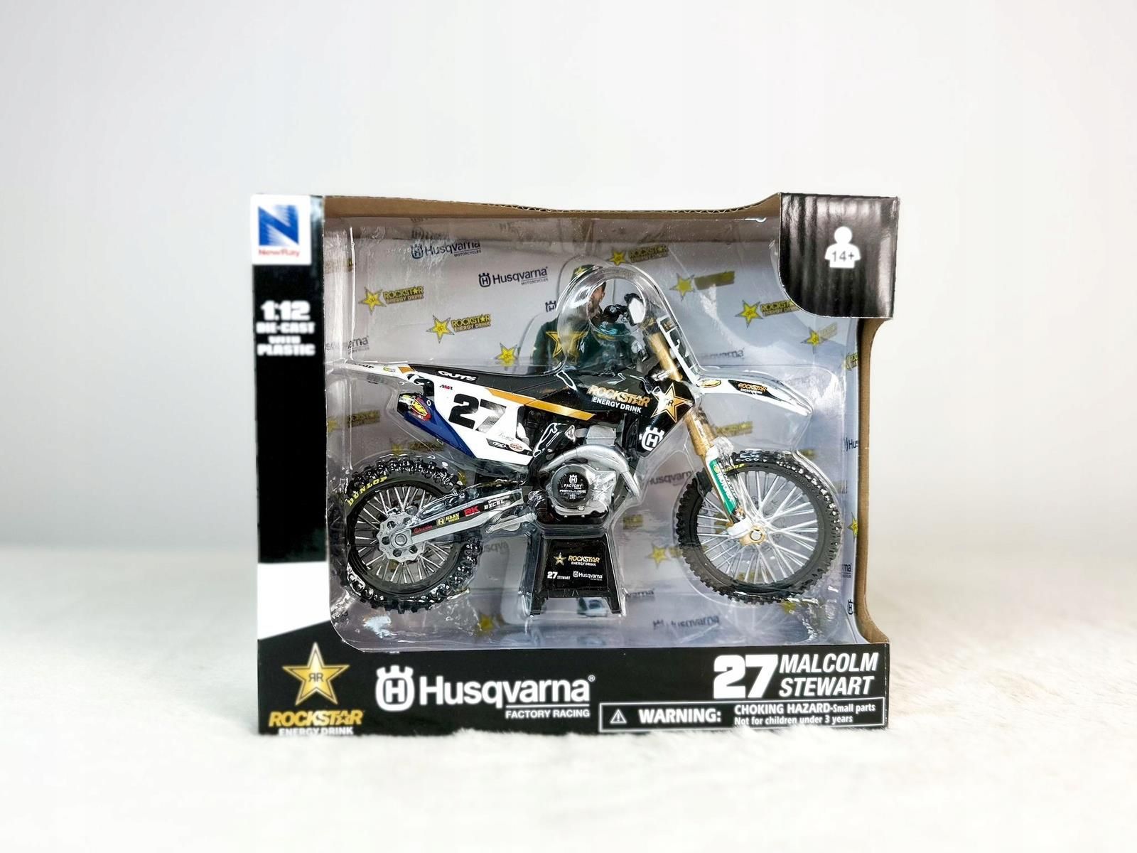 New Ray Model Motocykla Husqvarna Fc 450 Malcolm Stewart 27 1:12 58403 ...