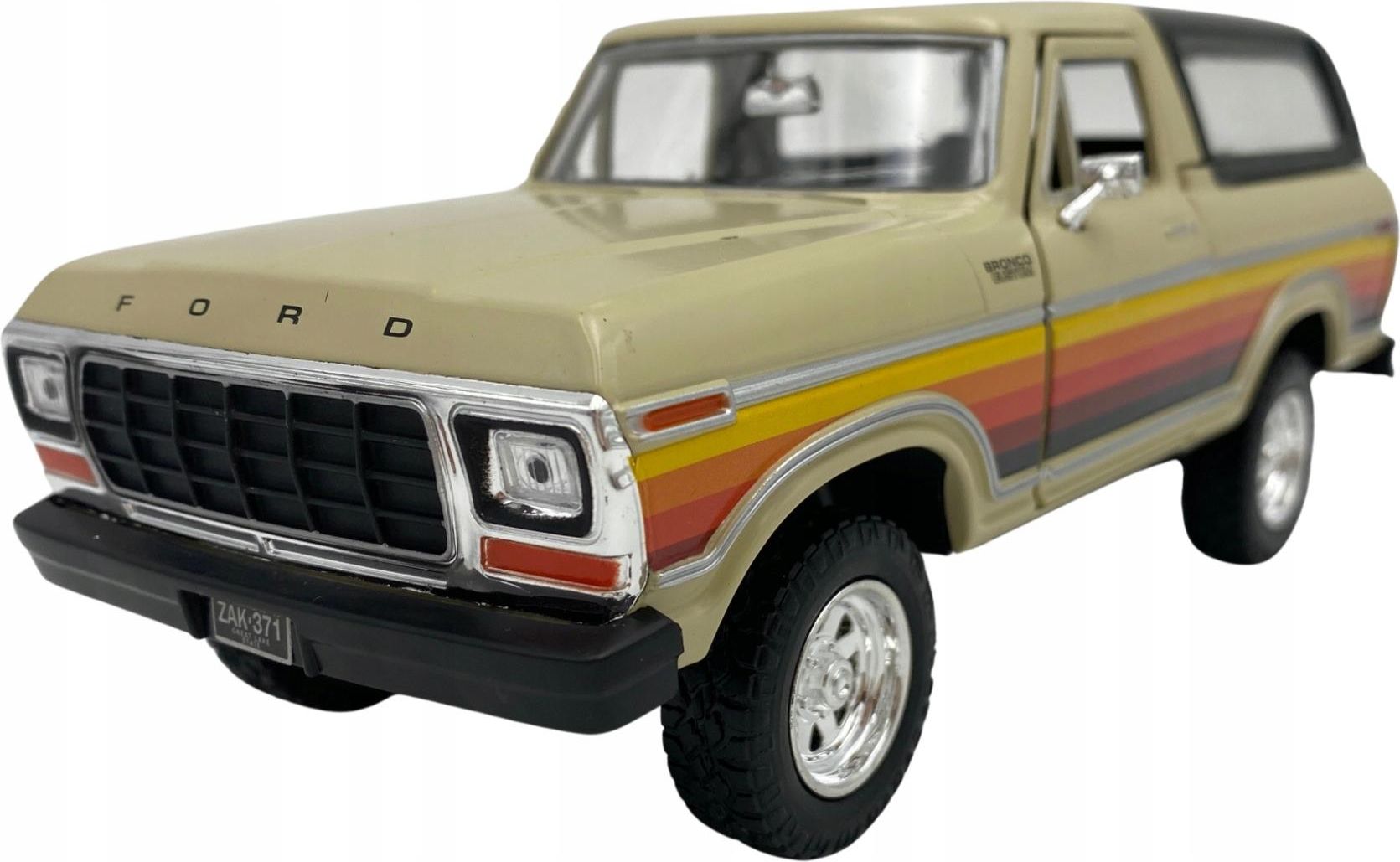 Motormax Ford Bronco Hard Top 1978 1:24 79373 Beż Brąz 79373PT - Ceny i ...
