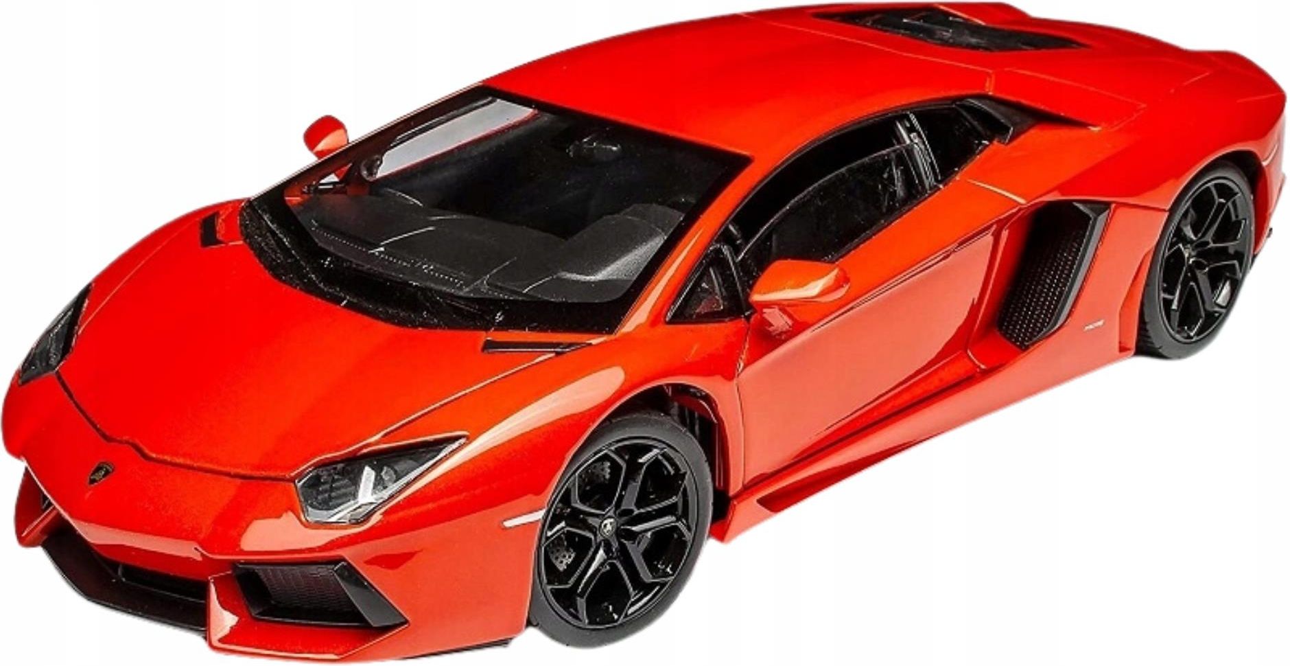 Welly Auto Model Metalowy Lamborghini Aventador 1:24 Otwierane Drzwi ...