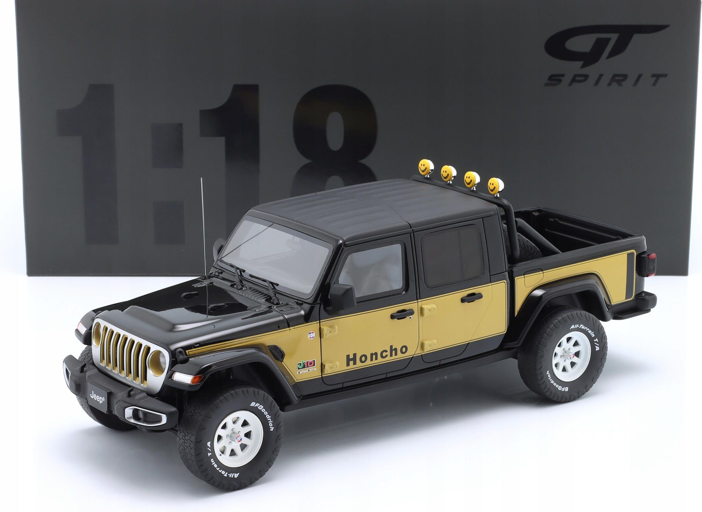 Gt Spirit Jeep Gladiator Honcho 2020 Black Golden Yellow L.E.1 500 1:18 ...