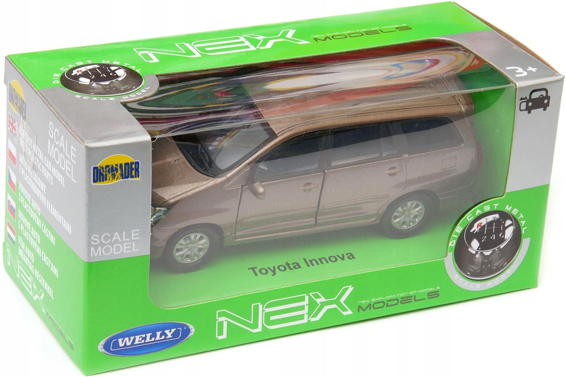 Welly Toyota Innova 1:34 39 Niebieski 43618 - Ceny i opinie - Ceneo.pl