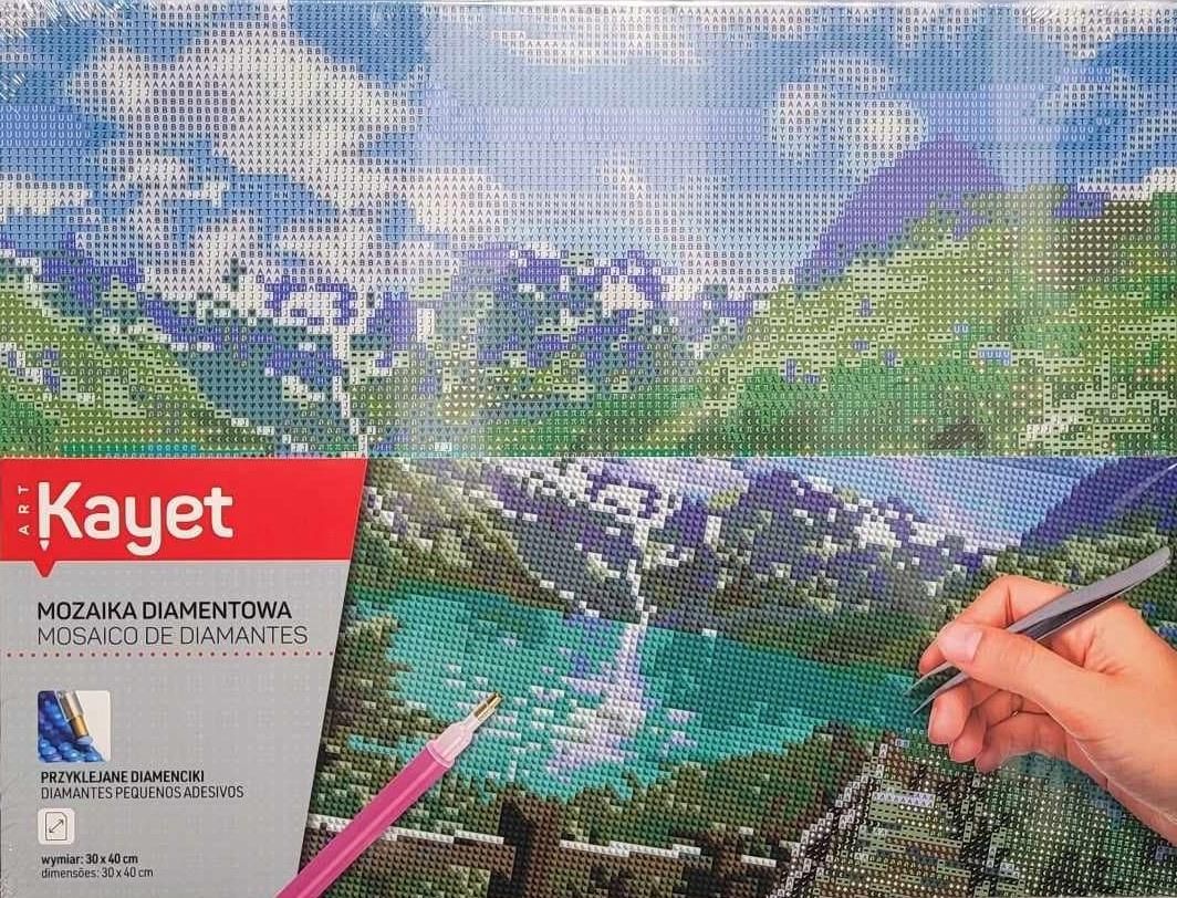Kayet Art Haft Diamentowy Obraz Mozaika Diamentowa 30X40 Góry ...