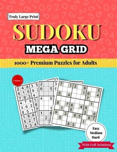 1000+ Truly Large Print Sudoku Puzzles for Adults, Teens & Seniors ...