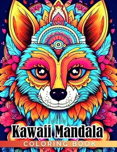 Kawaii Mandala Coloring Book: Creepy Chibi Patterns With Evil Designs ...