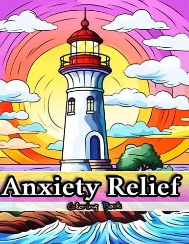 Anxiety Relief Coloring Book for Adults Relaxation with Beautiful ...