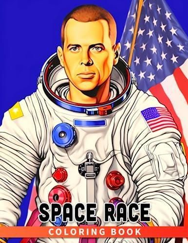 Space Race Coloring Book: A Journey through the Early Days of Space ...