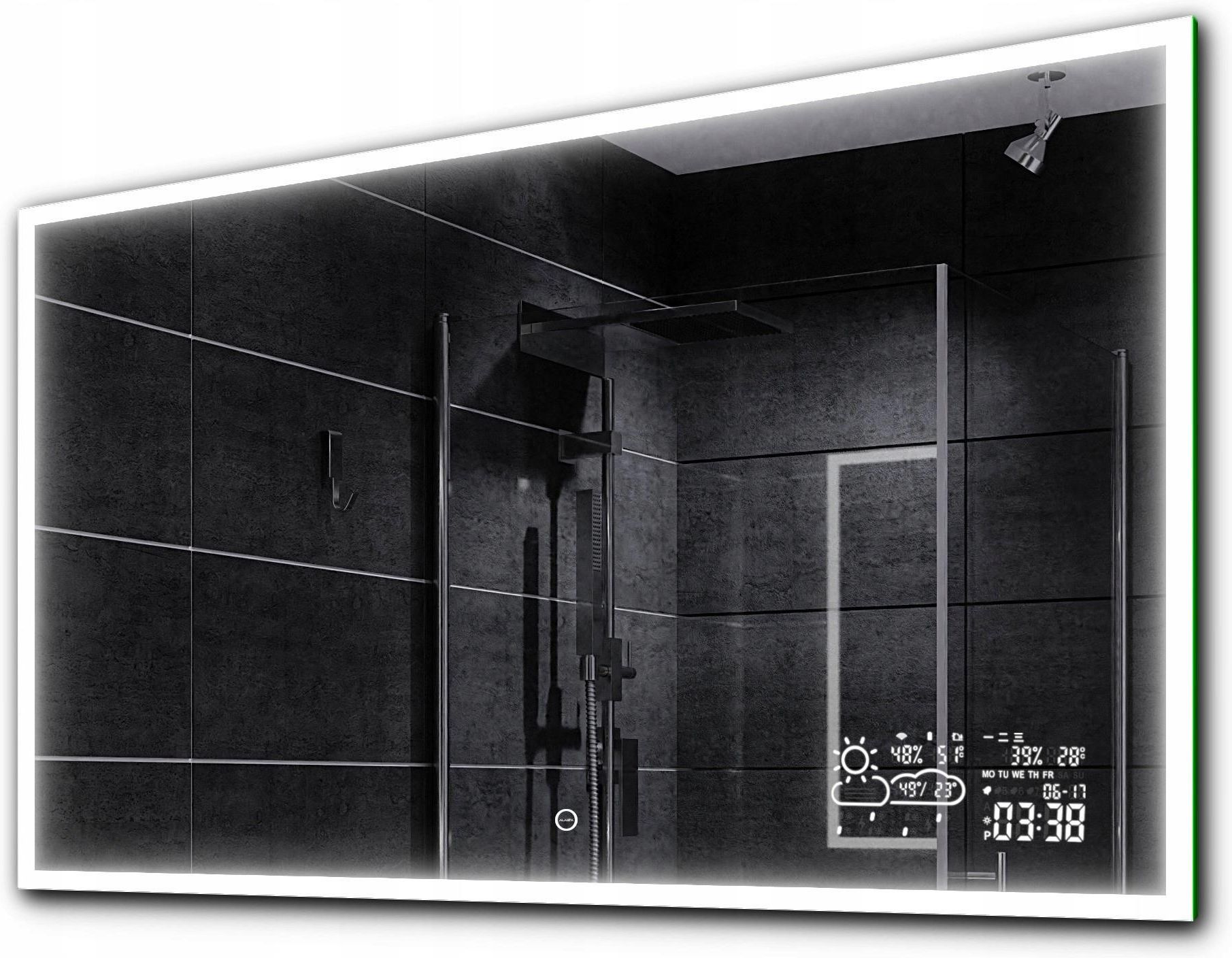 Alasta Lustro Łazienkowe Led +Pogoda +Dotyk 110X60 Boston - Opinie i ...