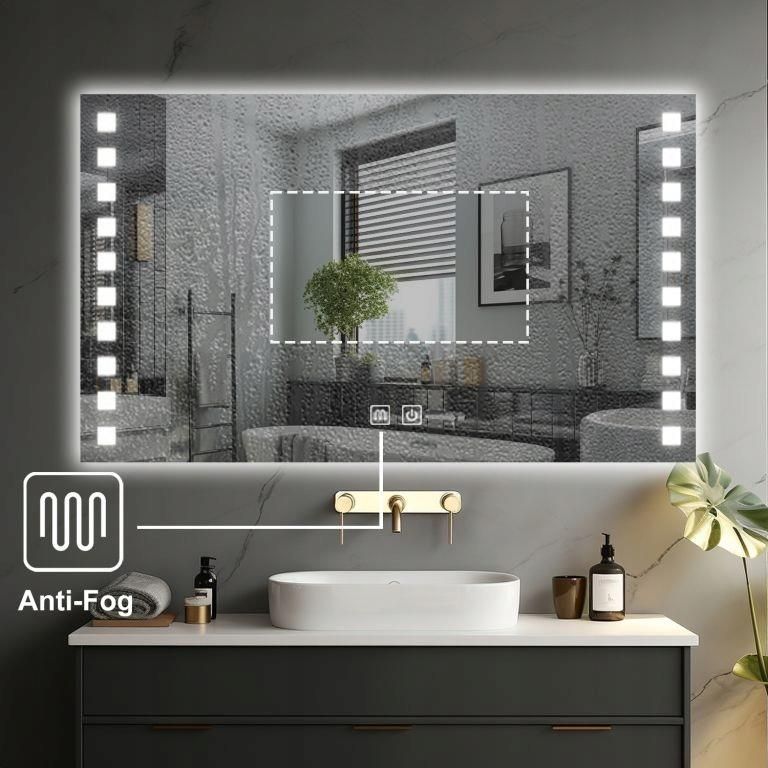 Ireda Lustro Łazienkowe Z Oświetleniem Led 80x6 - Opinie i atrakcyjne ...