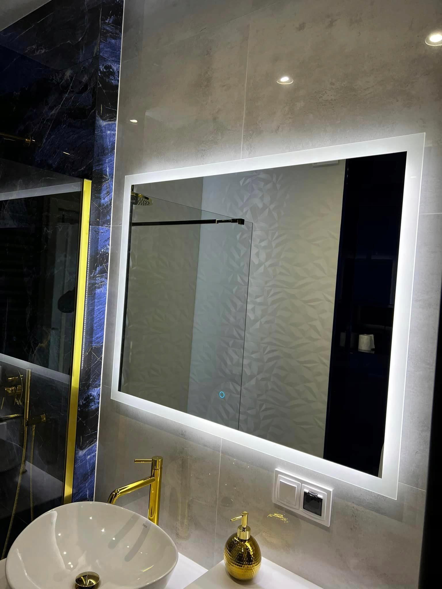Metanoia Lustra Led Lustro 60X50cm Włącznik Podświetlane Ledowe ...