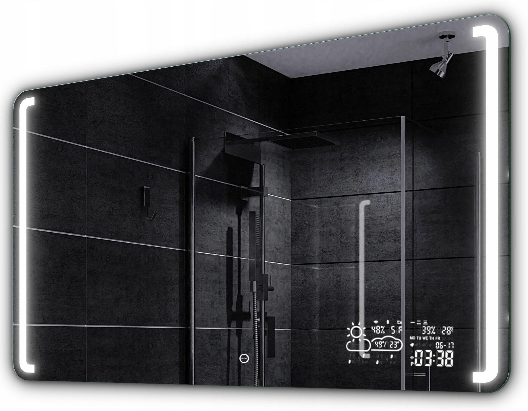 Alasta Lustro Łazienkowe Led Pogoda Dotyk 100X80 Oslo - Opinie i ...