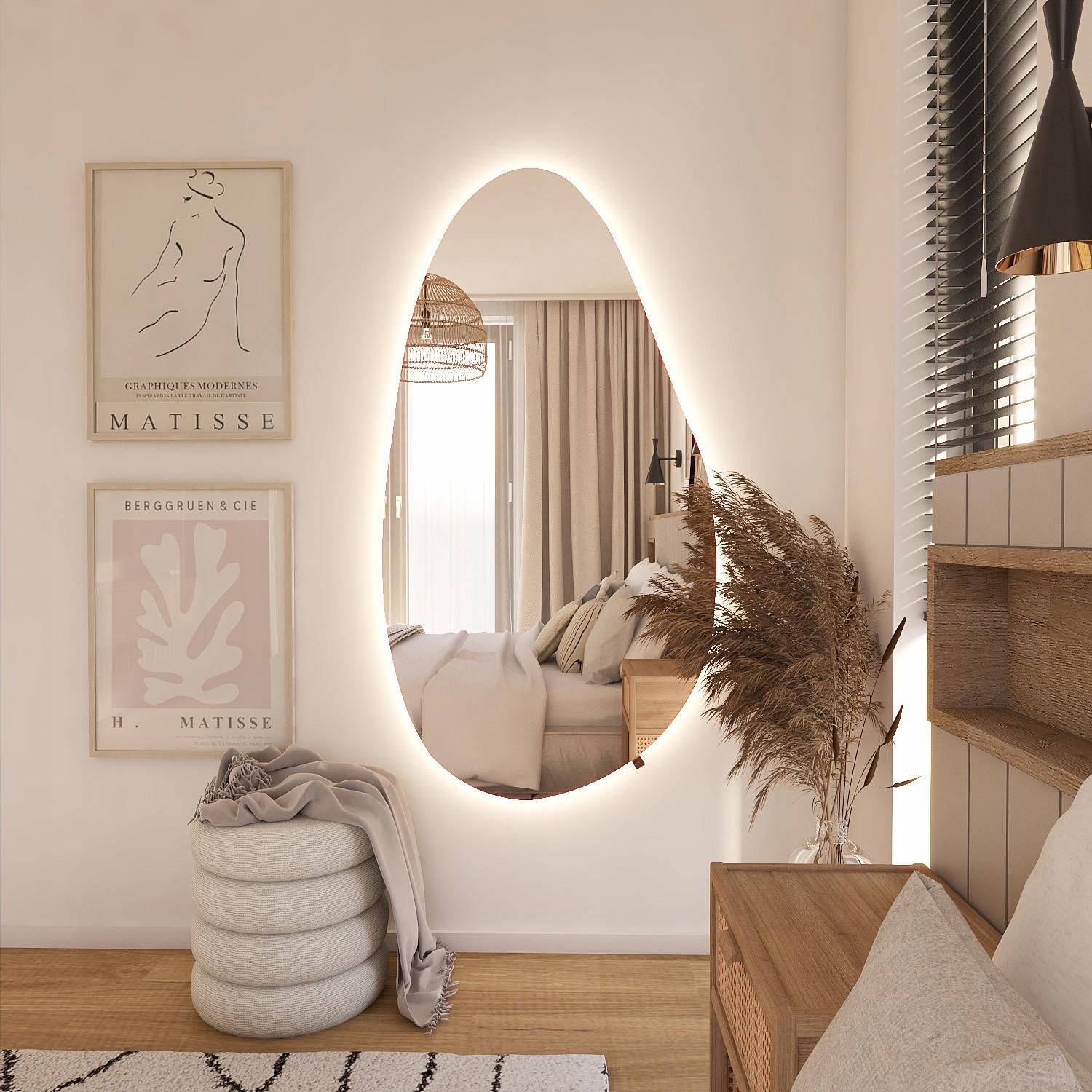 Add Home Lustro Nieregularne Podświetlane Led 85X160 - Opinie i ...