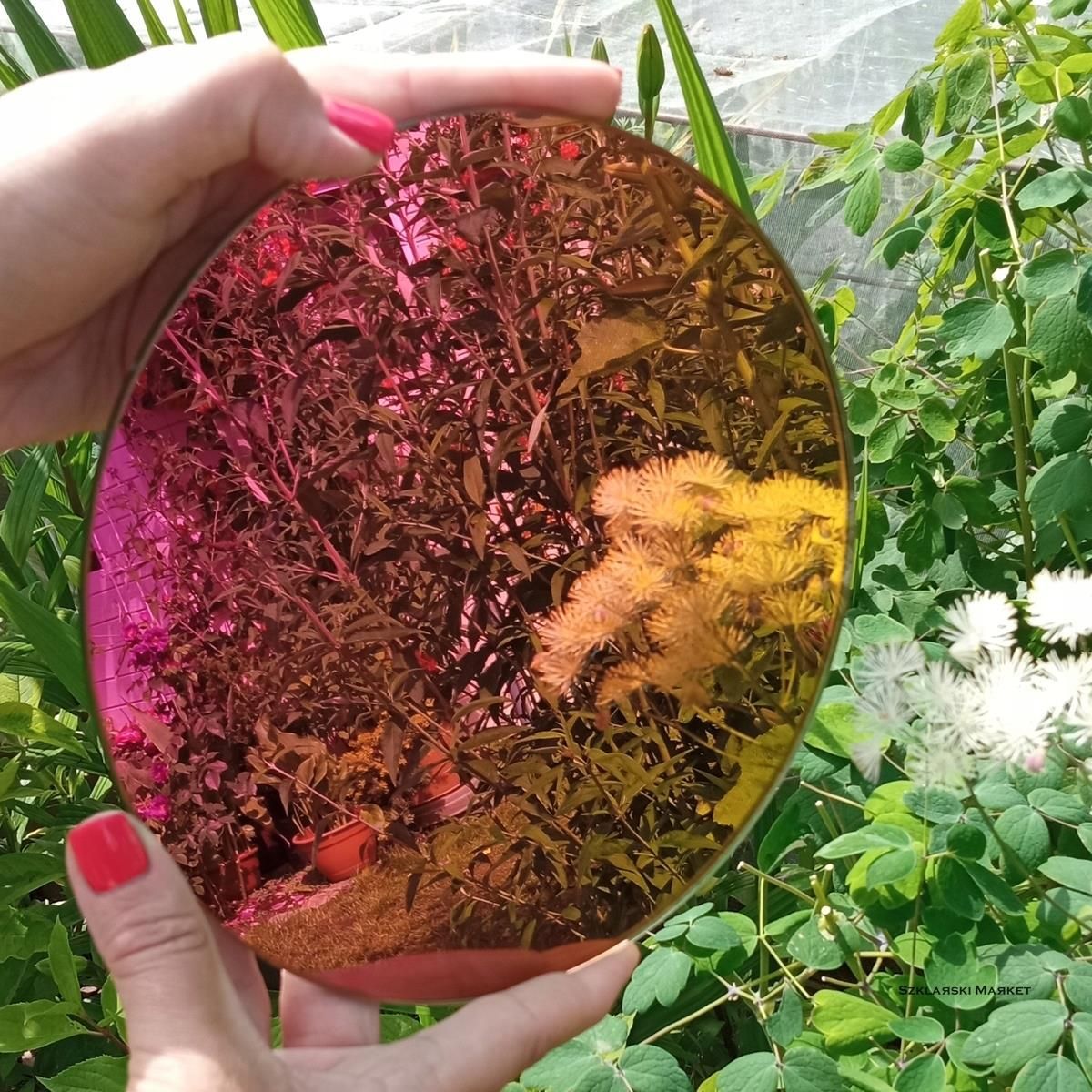 Szklarskimarket Lustro Tęczowe Rainbow Okrągłe Dekoracyjne Ozdobne ...