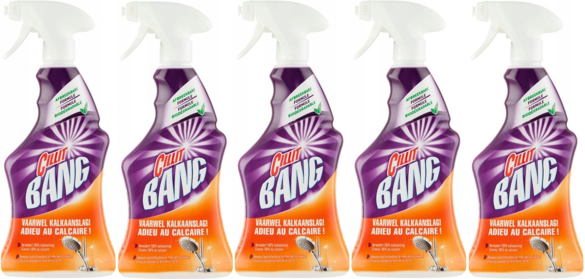 Cillit Bang Zero Kamienia Spray Czyszczący 5X750Ml - Opinie i ...