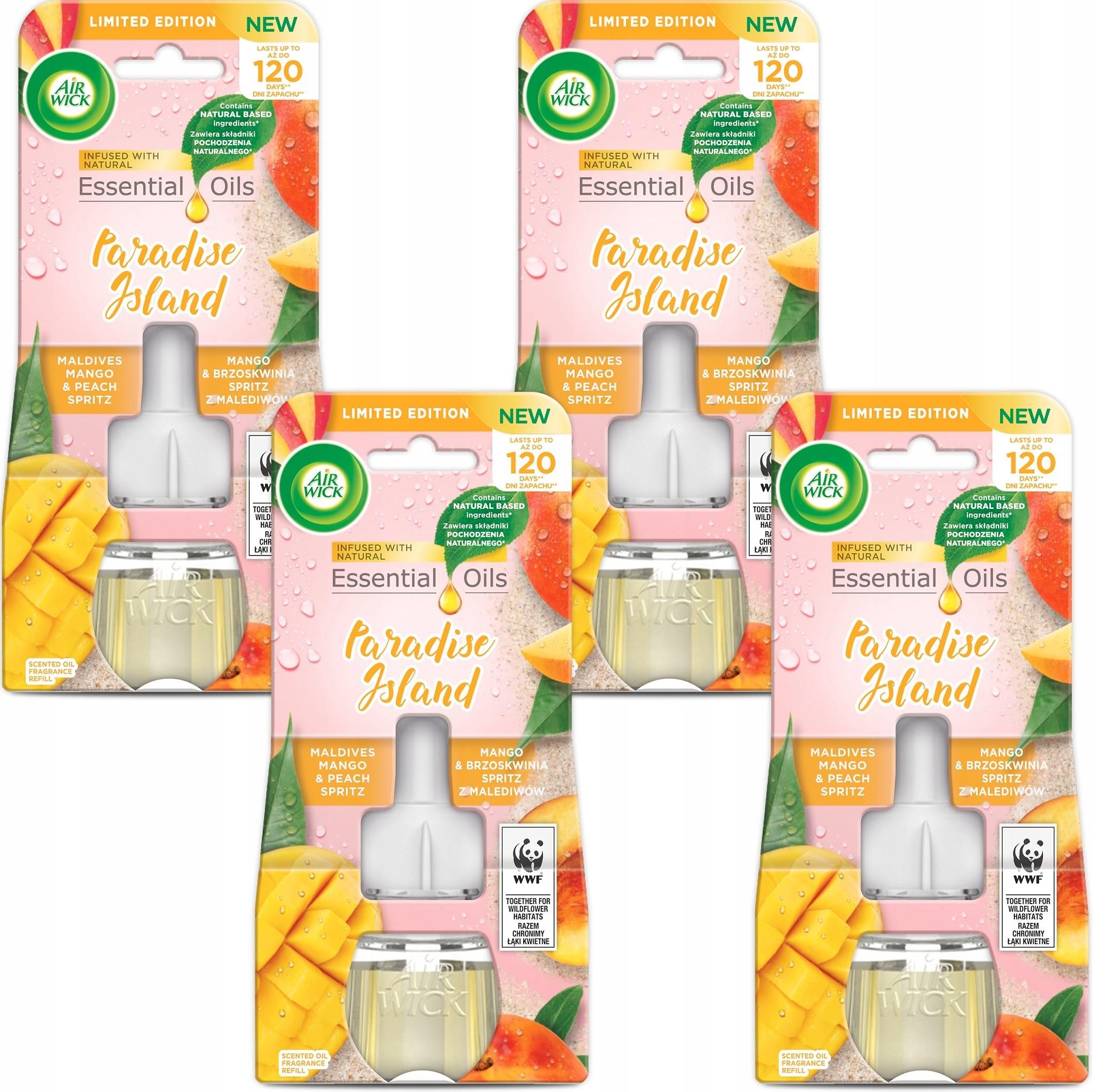 Air Wick Elektryczny Odświeżacz Wkład Mango 19Mlx4 - Opinie i ...